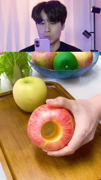 사과 이렇게 깎아 먹는다고 Youtube