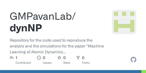 GitHub GMPavanLab DynNP Repository For The Code Used To Reproduce The Analysis And The