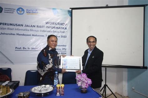 Hadirkan Dewan Pengarah Brin Universitas Handayani Gelar Workhsop