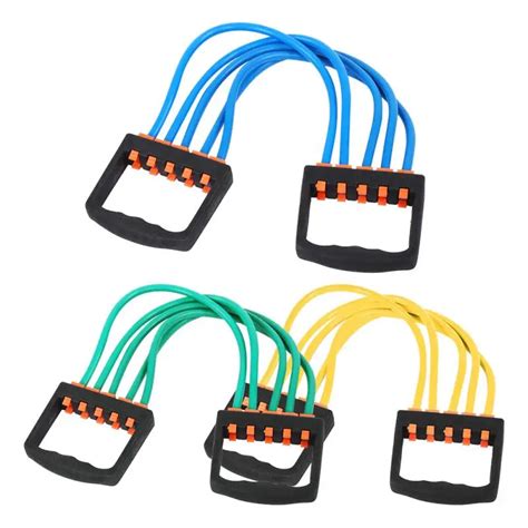 Rubber String Chest Expander Developer Fitness Exercise Sports Pull