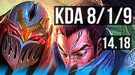 Zed Vs Yasuo Mid 819 65 Winrate Dominating Br Master 1418