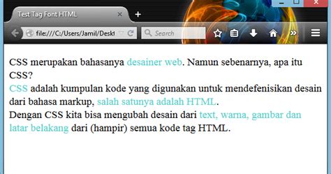 Cara Menginput Kode CSS Ke Halaman HTML ALGORITMA