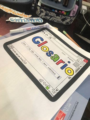 Cómo hacer un glosario Cuaderno de lectura Glosario Portada de