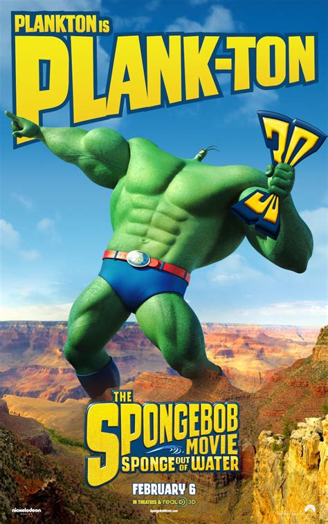 Image Spongebob Movie Sponge Out Of Water Plankton Poster 