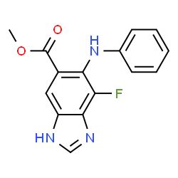 606093 59 8 Methyl 7 Fluoro 6 Phenylamino 3H Benzo D Imidazole 5