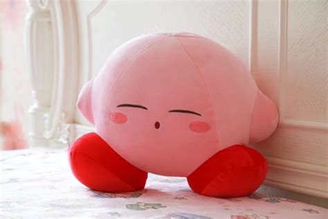 Large Size 43cm Kirby Pink Kirby Plush Toy Soft Stuffed Plush Pillow