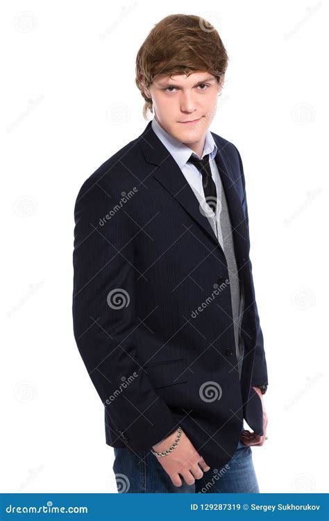 Handsome Man Wearing Jeans And Jacket Stock Image Image Of