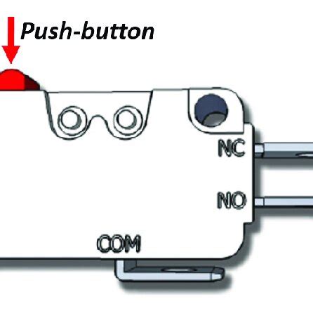 Push Button For DC Motor Control Red Dotted Line Shows The Two Download Scientific Diagram