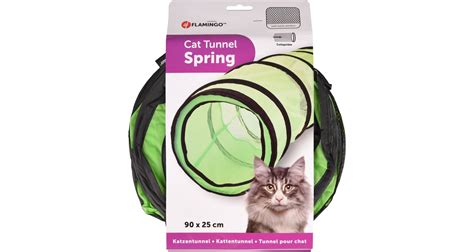 Flamingo Kassi Tunnel Rohelinemust 90cm Petmarket