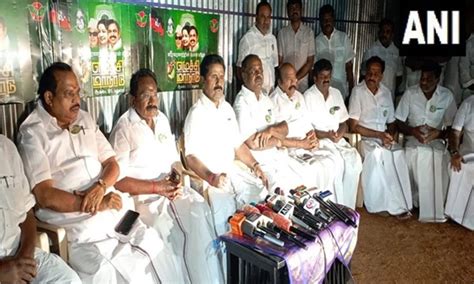 Aiadmk To Hold First State Conference After Eps Appointment As General