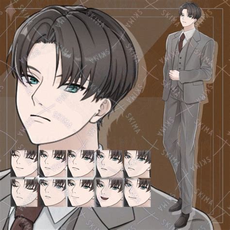 スーツ姿の男性【表情10種】 Skima（スキマ）