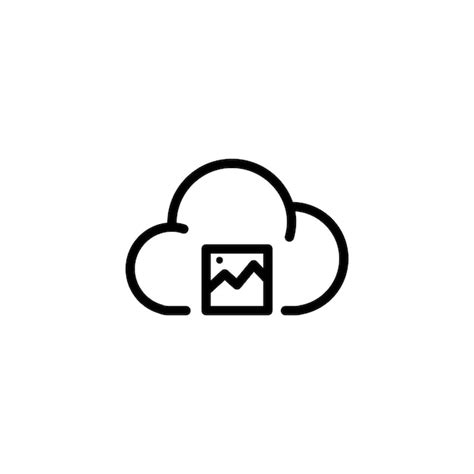 Premium Vector Technology Cloud Computing Sign Symbol Vector