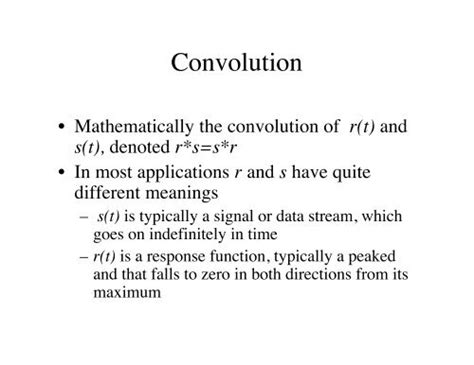 Convolution • Ma