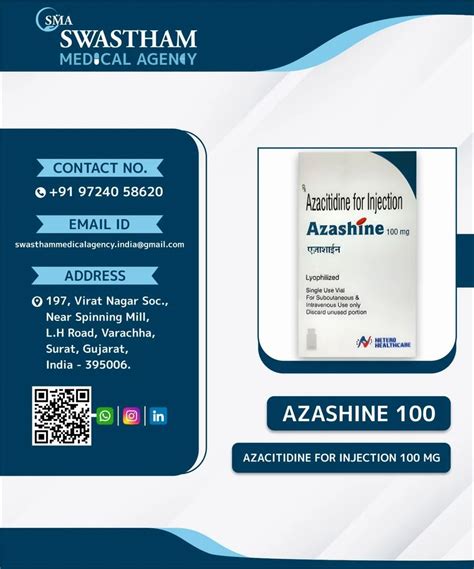 Azacitidine For Injection Strength 100 Mg At ₹ 2500vial In Surat