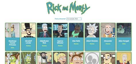 GitHub Mariaozamiz Rick And Morty Character Cards Rick And Morty S