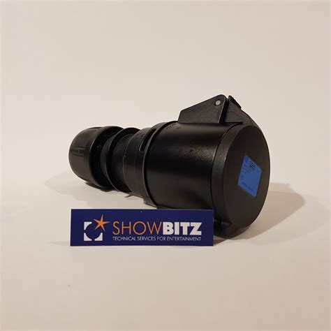 Black Pce 32a Socket Showbitz