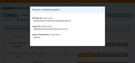 tutorial using the mturk requester website together with python and