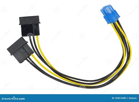 Hard Disk Drive Power Cables Stock Image Image Of Computer Object