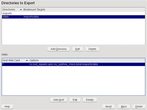OpenSUSE 11 1 Reference Exporting File Systems With YaST