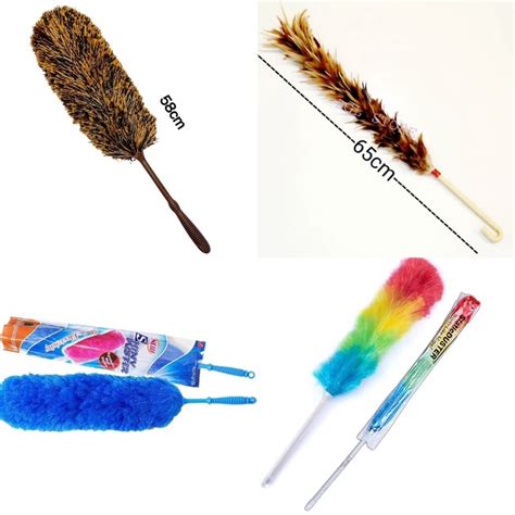 Anti Static Magical Rainbow Nylon Duster Plastic Duster Feather Duster