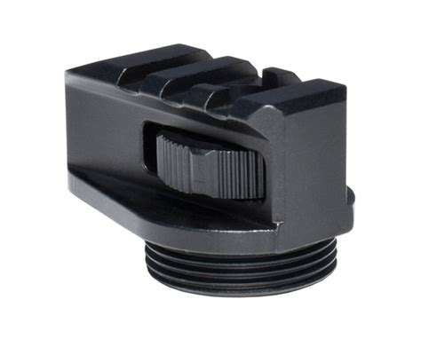 Aluminum Bufferless Stock Adapter With Picatinny Rail And Qr Hole