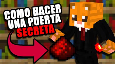 Como Hacer Una Puerta Secreta 100 Oculta Para Tu Base Secreta En