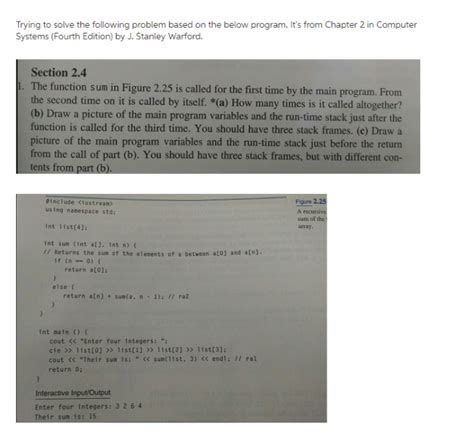 Solved Trying To Solve The Following Problem Based On The