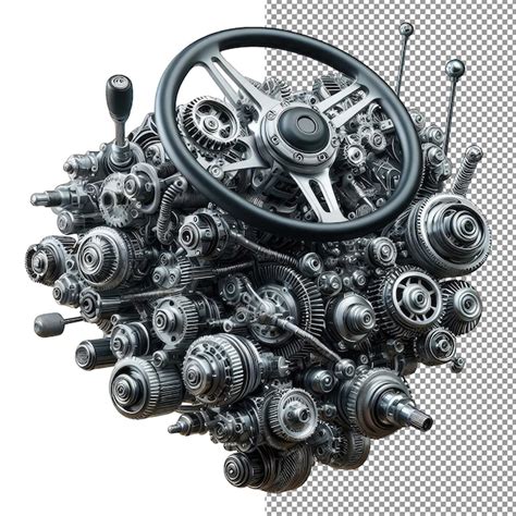 Premium Psd Engineered Precision Isolated Png Render Of Automotive Power