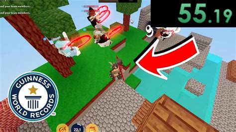 Roblox Bedwars Juggernaut World Record Speedrun Youtube