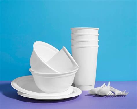 Premium Photo Arrangement Of Wasteful Plastic Objects