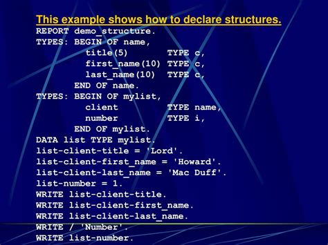 ppt abap data internal tables powerpoint presentation free download