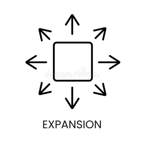 Extension Vector Line Icon With Editable Stroke Stock Vector