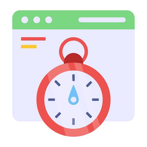 Trendy Vector Design Of Page Speed Test Vector Art At Vecteezy