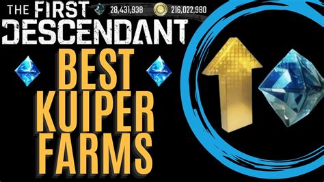 BEST KUIPER SHARD FARMS HOW TO FARM KUIPER The First Descendant YouTube
