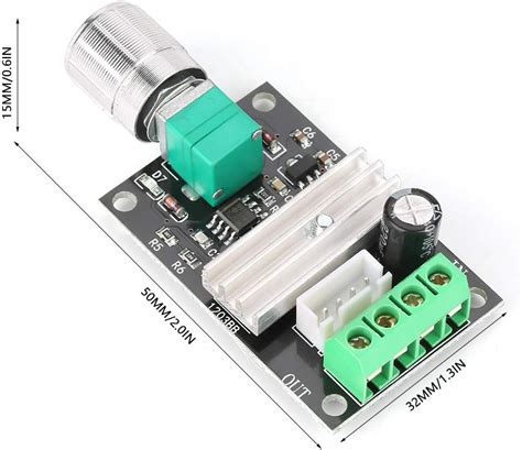 V DC Motor DC Motor Controller DC V V V A PWM Motor Speeds Control Reversible