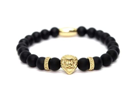 Gold Lion Stack Bracelet Frobolous