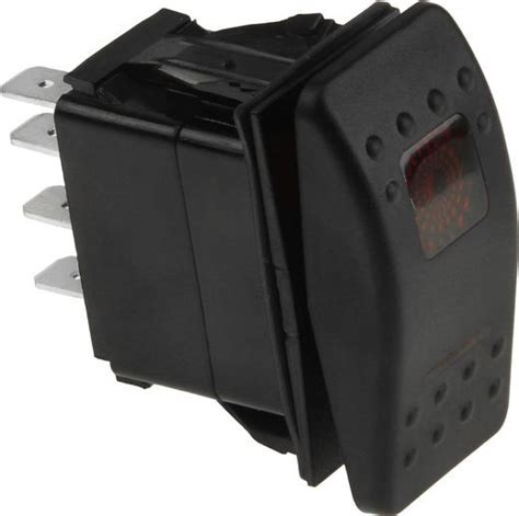 Переключатель AES.co 3-х позиционный (ON)-OFF-ON, 12V/20А 7Р, с ...