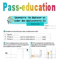 Se déplacer et coder des déplacements 2 Exercices de géométrie
