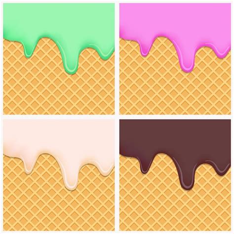 Premium Vector Ice Cream Background