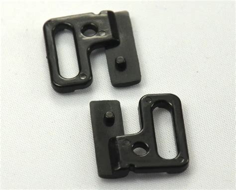 50piece Craft Plastic Black Rectangle Tape Closure Hook And Clasp