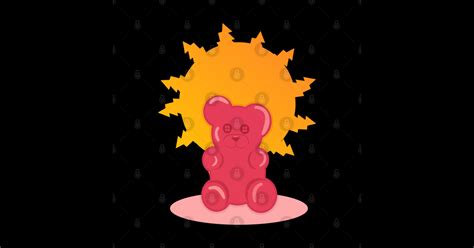 Pink Gummy Bear Cute Bear Sticker Teepublic