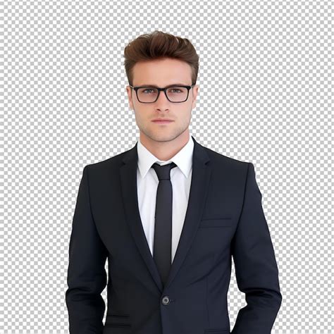 Premium PSD Portrait Businessman Smiling And Success