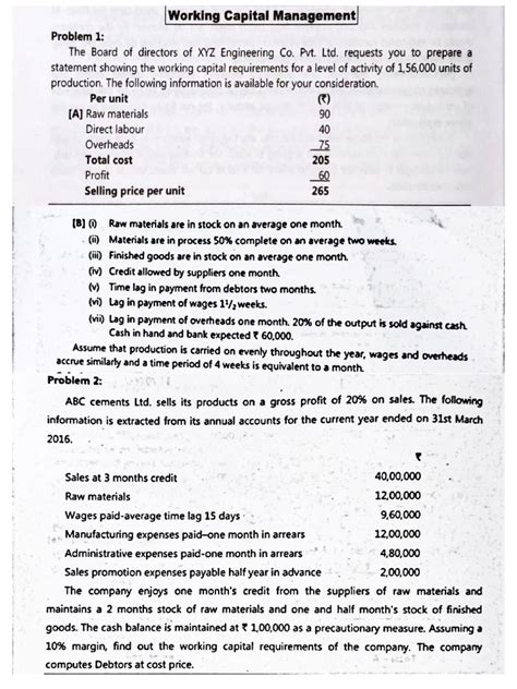 wcm questions pdf