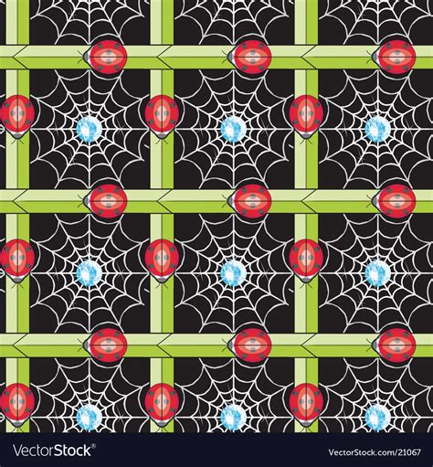 Bugs Seamless Pattern Royalty Free Vector Image