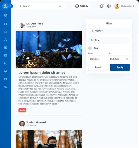 lightence open source react 17 and antd admin dashboard
