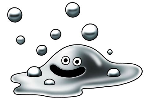 Liquid Metal Slime Characters And Art Dragon Quest Ix