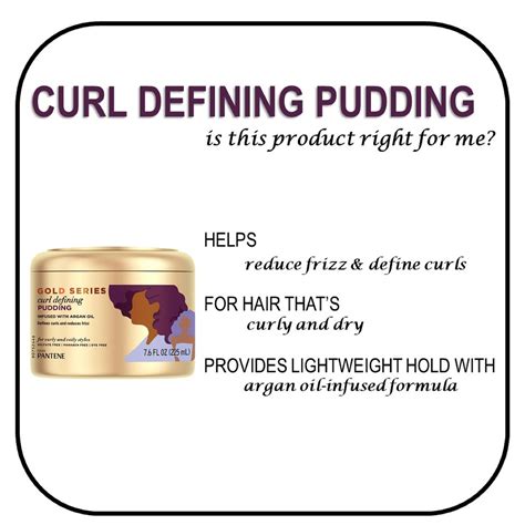 Pantene Gold Series Curl Defining Pudding 76 Fl Oz For Curly Hair