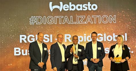 rgbsi on linkedin rgbsi receives 2022 webasto supplier award in