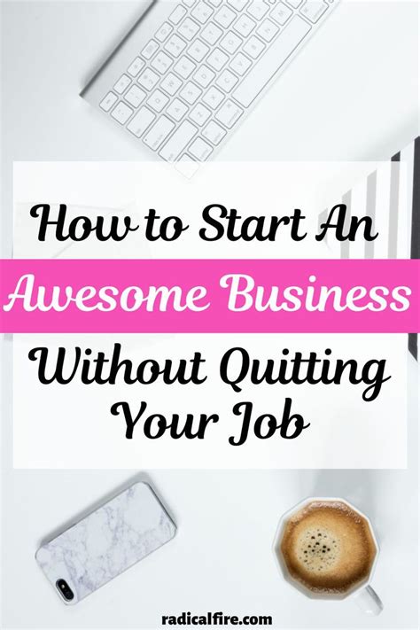 Starting A Business Without Quitting Your Job