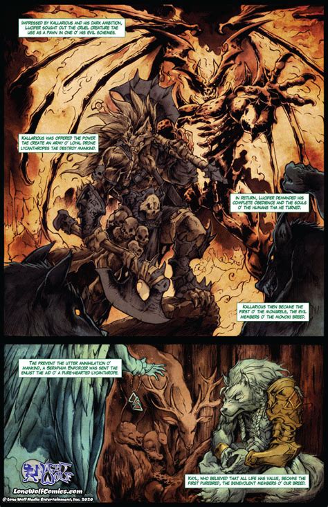 Night Wolf Comic Book Issue 4 Page 10 By Ram Horn On Deviantart
